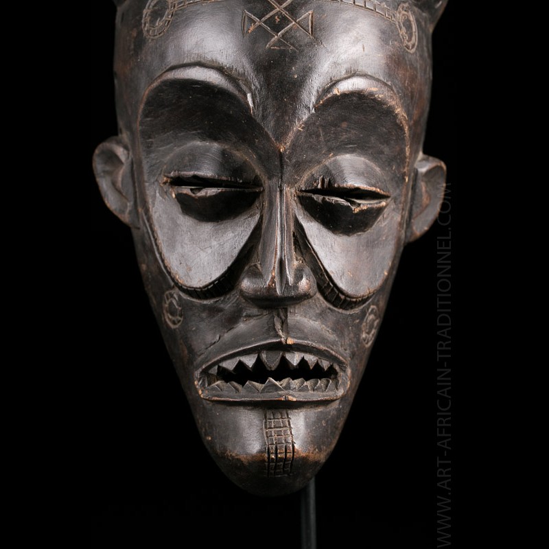 Chokwe Mwana Pwo Mask - Authentic African Tribal Art Gallery