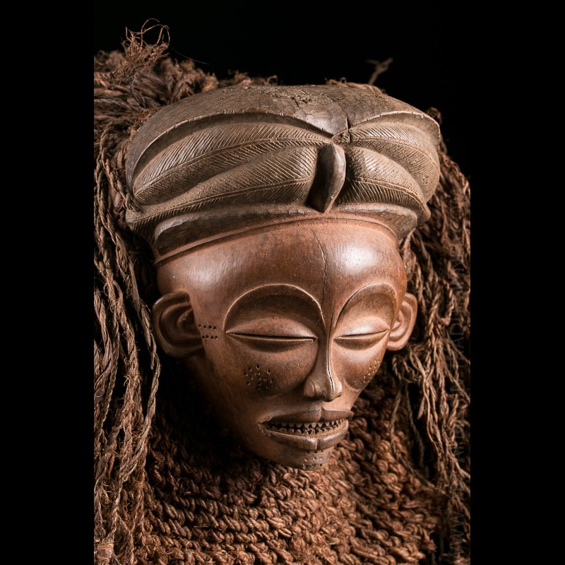 Chokwe Mwana Pwo Mask - Authentic African Tribal Art Gallery