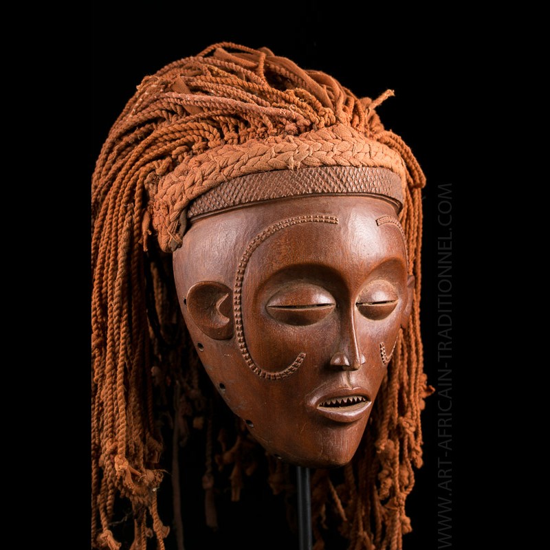 Chokwe Mwana Pwo african mask - Authentic African Tribal Art Gallery