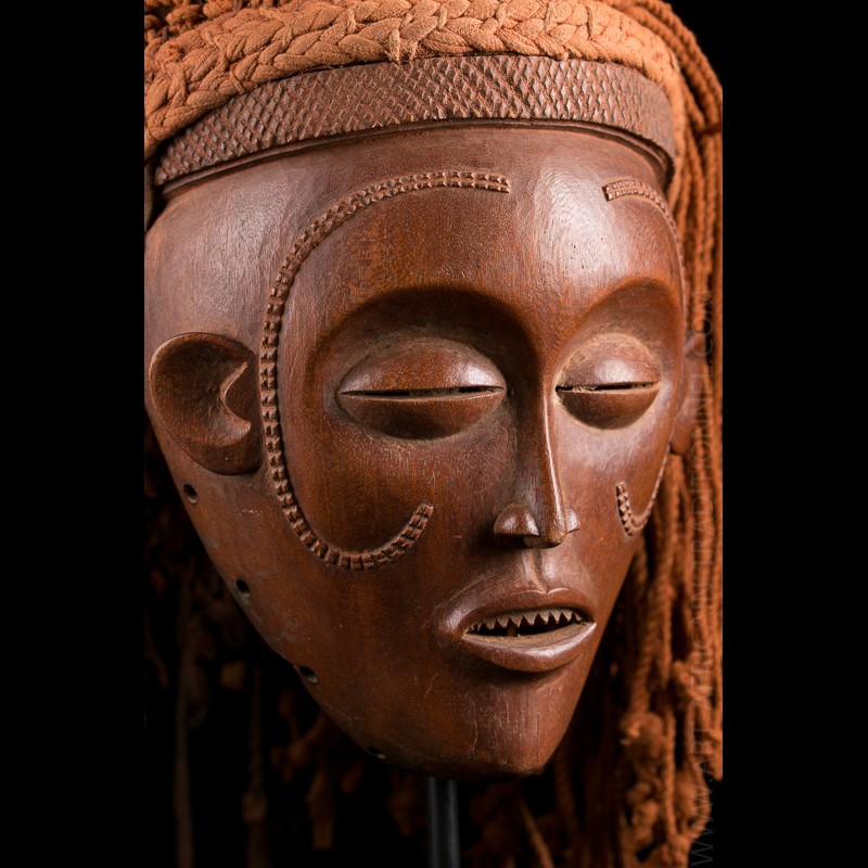 Chokwe Mwana Pwo african mask - Authentic African Tribal Art Gallery