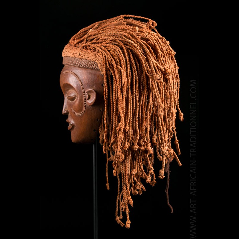 Chokwe Mwana Pwo african mask - Authentic African Tribal Art Gallery