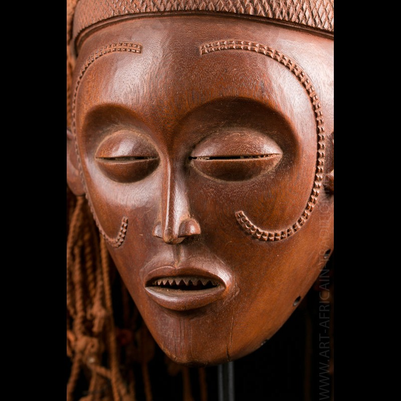 Chokwe Mwana Pwo african mask - Authentic African Tribal Art Gallery