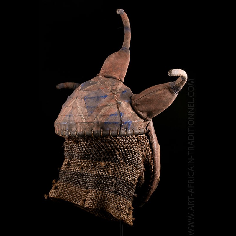 Chokwe Luchazi Kalulu mask Zambia - Authentic African Tribal Art Gallery