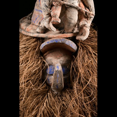 Yaka Kholuka mask - Authentic African Tribal Art Gallery