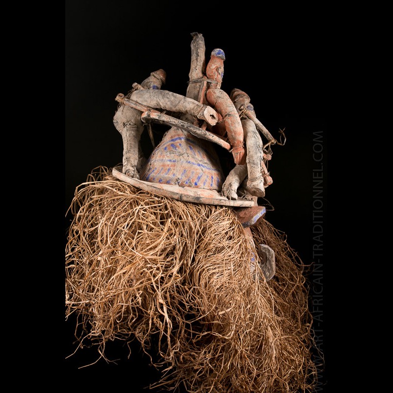 Yaka Kholuka mask - Authentic African Tribal Art Gallery