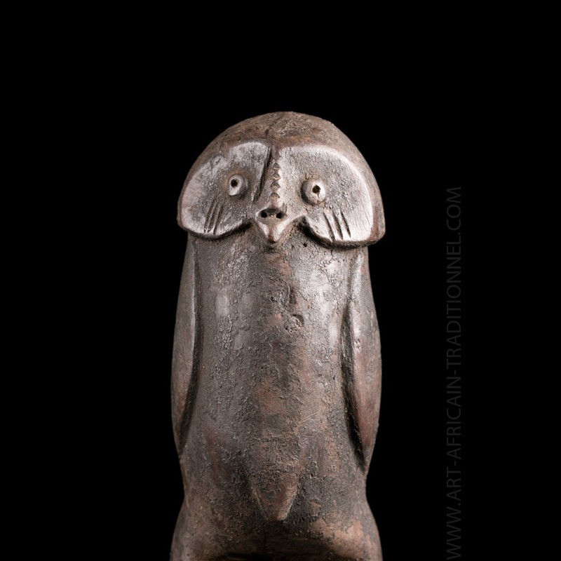 Owl Lega figure - Authentic African Tribal Art Gallery