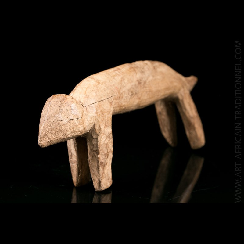 Lobi zoomorphic figurine - Authentic African Tribal Art Gallery