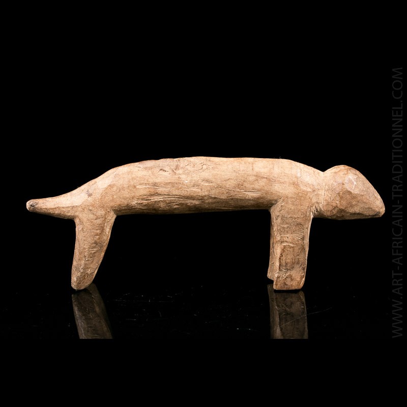 Lobi zoomorphic figurine - Authentic African Tribal Art Gallery