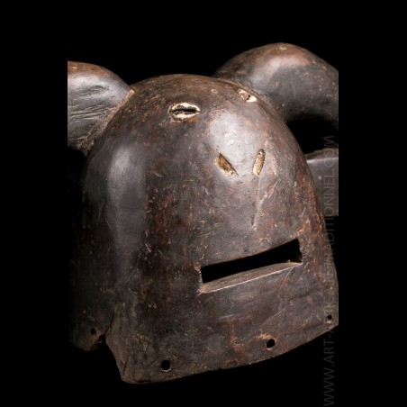 Tabwa buffalo helmet mask - Authentic African Tribal Art Gallery