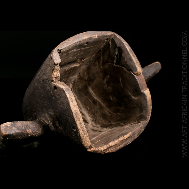 Tabwa buffalo helmet mask - Authentic African Tribal Art Gallery