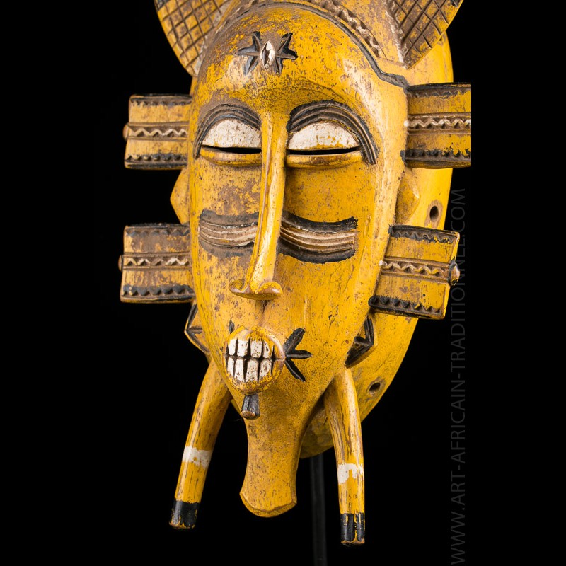 Kpeliye Senufo mask - Authentic African Tribal Art Gallery