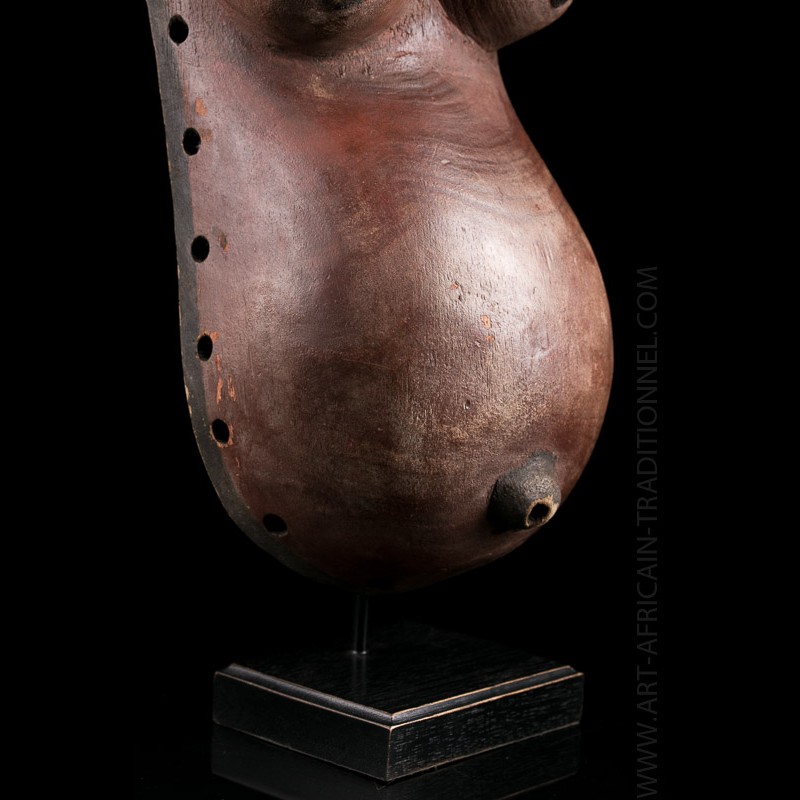 Makonde Ndimu belly mask - Authentic African Tribal Art Gallery