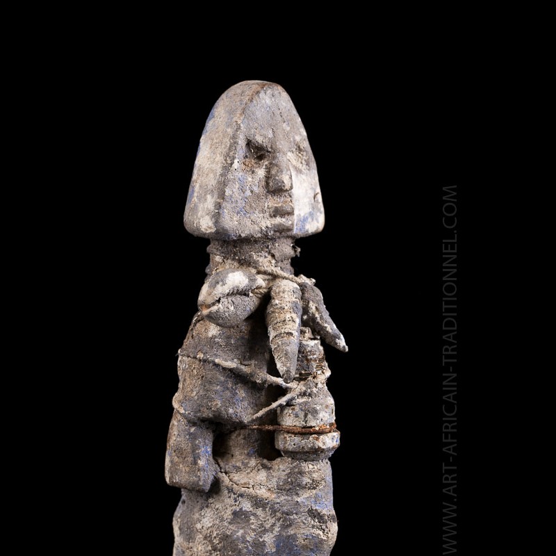 Fétiche Adan Ewe Aklama - Art Tribal Africain Authentique Traditionnel