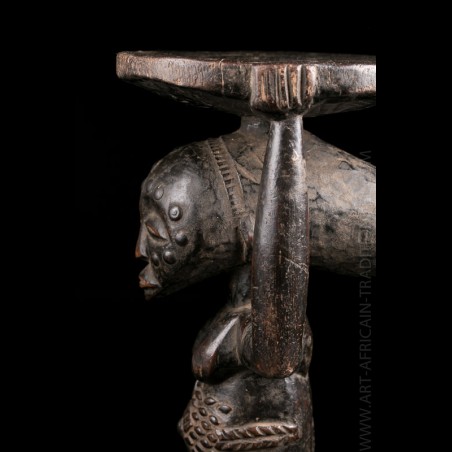 Lupona Luba stool - Authentic African Tribal Art Gallery