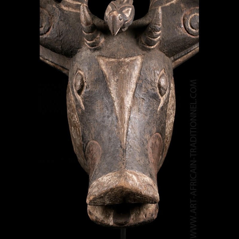Large Bwa Mossi buffalo mask - Authentic African Tribal Art Gallery