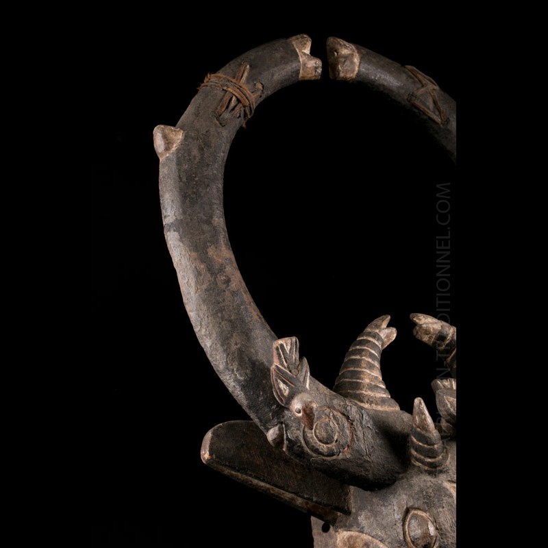 Large Bwa Mossi buffalo mask - Authentic African Tribal Art Gallery