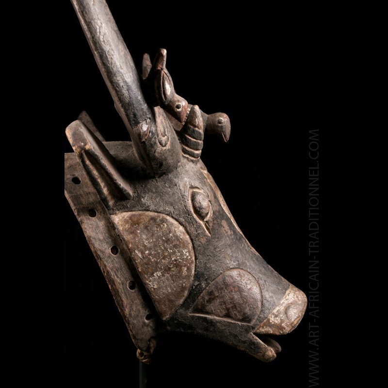 Large Bwa Mossi buffalo mask - Authentic African Tribal Art Gallery