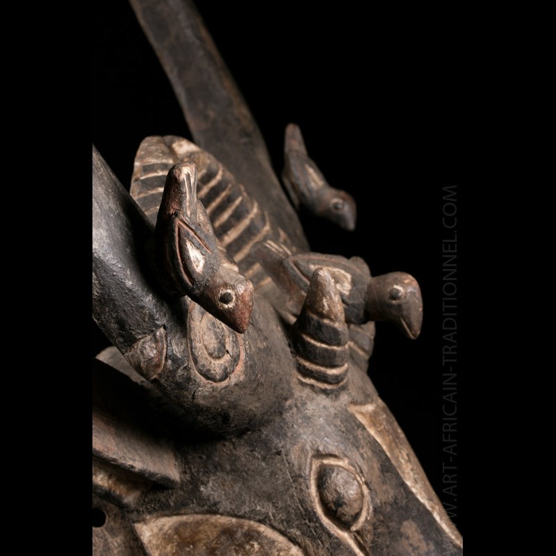 Large Bwa Mossi buffalo mask - Authentic African Tribal Art Gallery