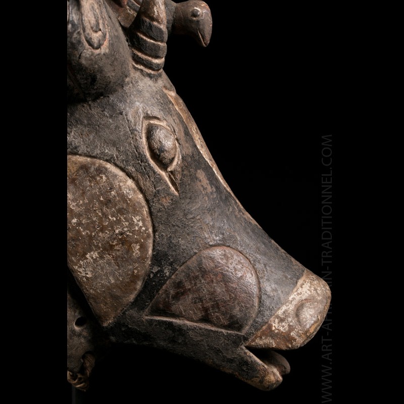Large Bwa Mossi buffalo mask - Authentic African Tribal Art Gallery