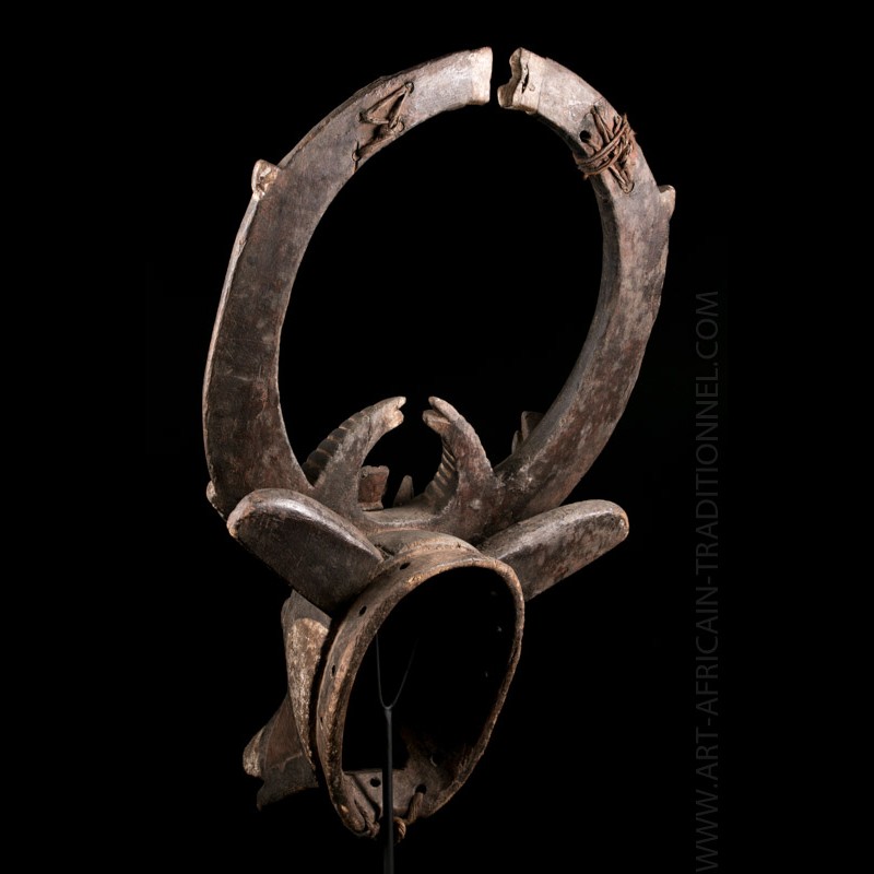Large Bwa Mossi buffalo mask - Authentic African Tribal Art Gallery