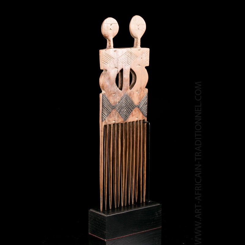 Ashanti Akan chief comb - Authentic African Tribal Art Gallery