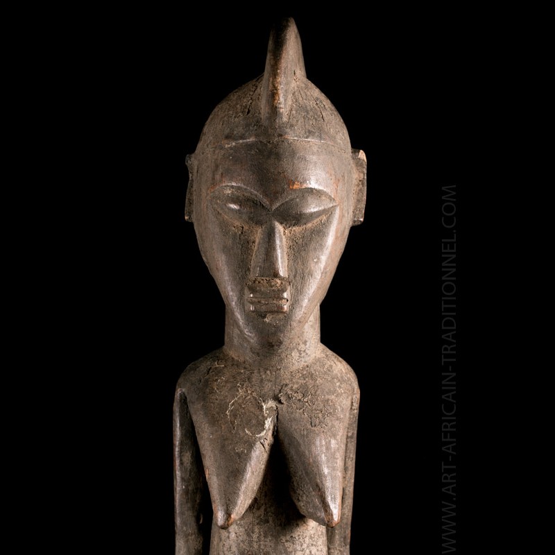 Statue Lobi Bateba - Art Tribal Africain Authentique Traditionnel