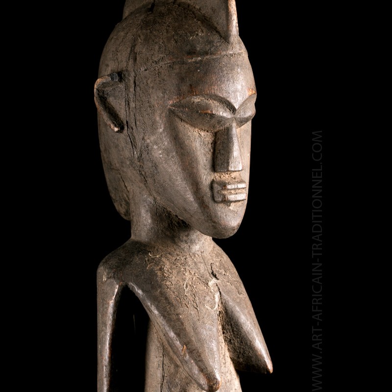 Statue Lobi Bateba - Art Tribal Africain Authentique Traditionnel
