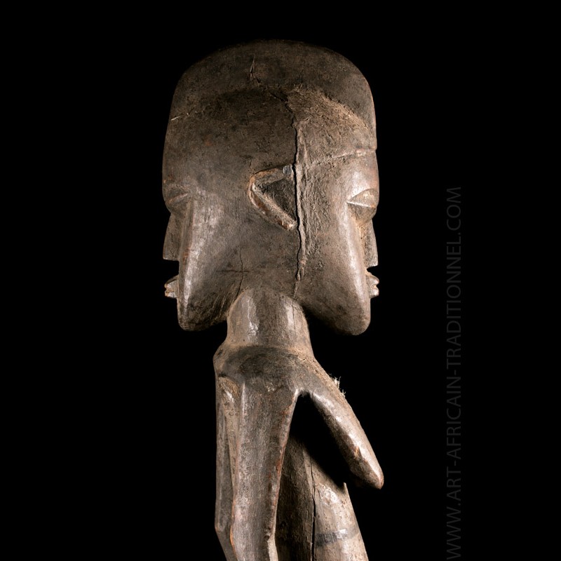 Statue Lobi Bateba - Art Tribal Africain Authentique Traditionnel