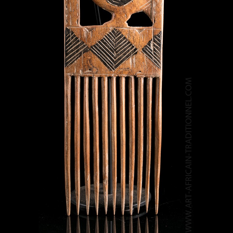 Comb Ashanti Akan - Authentic African Tribal Art Gallery