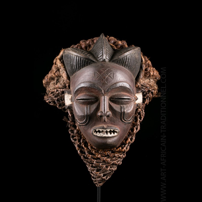 Chokwe Pwo mask - Authentic African Tribal Art Gallery