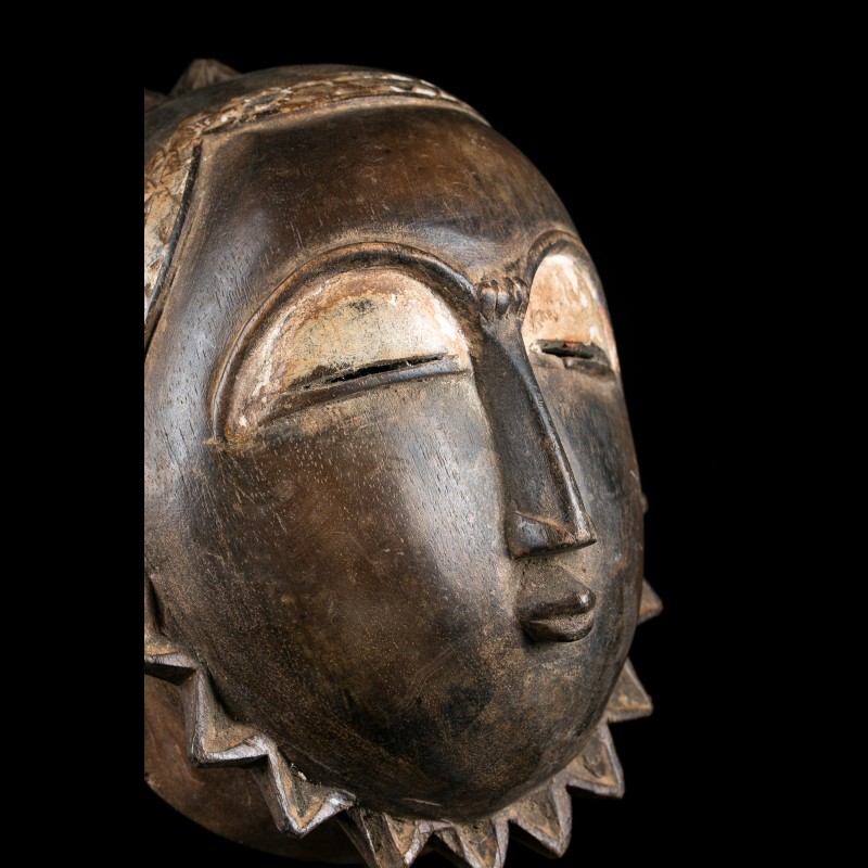 Moon mask - Baule - Ivory Coast - primitive african art