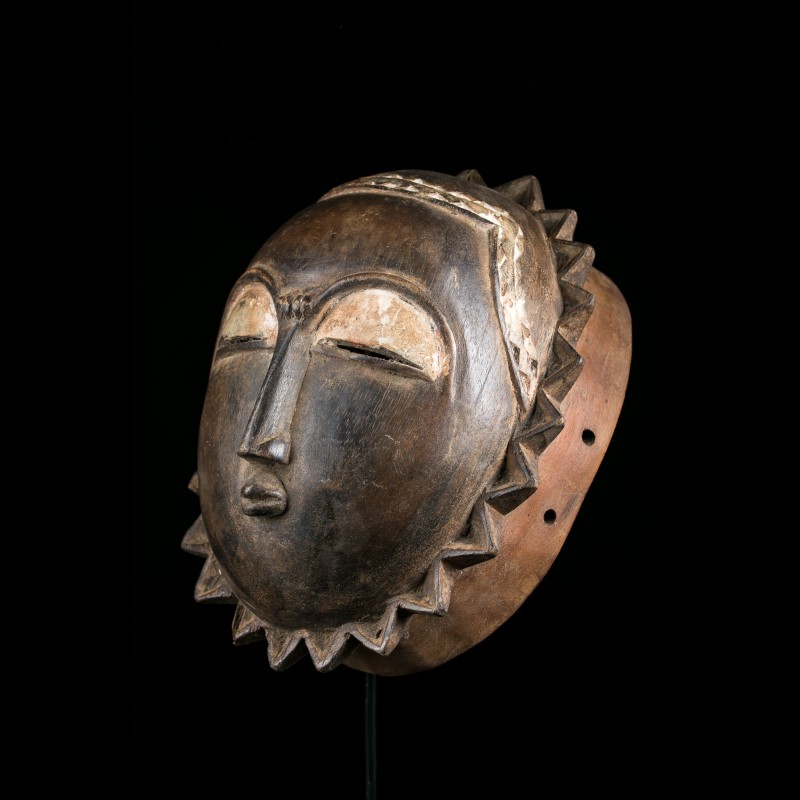 Moon mask - Baule - Ivory Coast - primitive african art