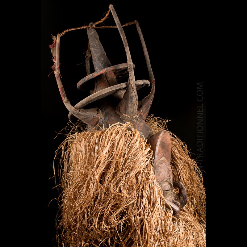 Yaka Ndeemba Kholuka african mask - Authentic African Tribal Art Gallery