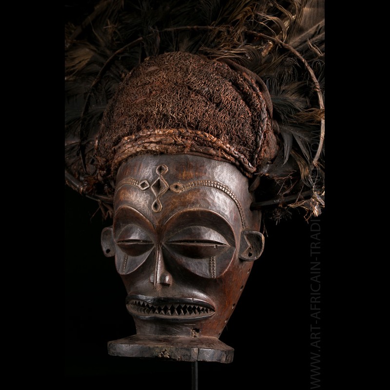 Chokwe Mukishi Wa Chihong african mask - Authentic African Tribal Art ...
