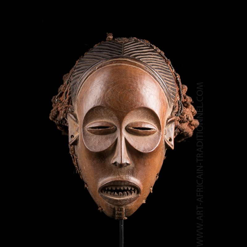 Chokwe Mwana Pwo african mask- Authentic African Tribal Art Gallery