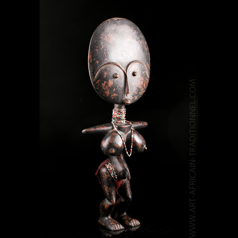 Akua'ba Ashanti figure - Authentic African Tribal Art Gallery