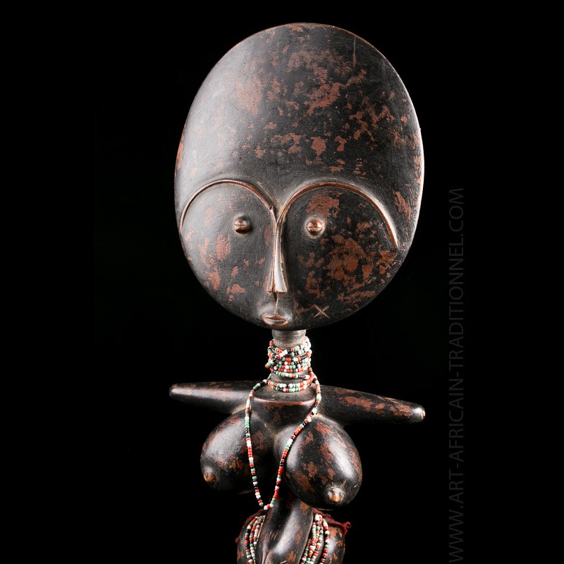 Akua'ba Ashanti figure - Authentic African Tribal Art Gallery