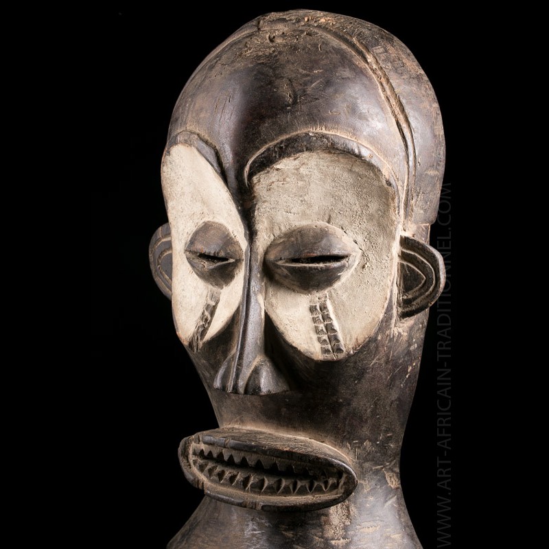 Masque Chokwe Chihongo - Art Tribal Africain Authentique Traditionnel