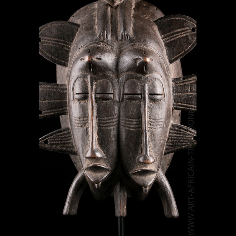 Senufo Kpeliye mask - African mask Ivory Coast Art