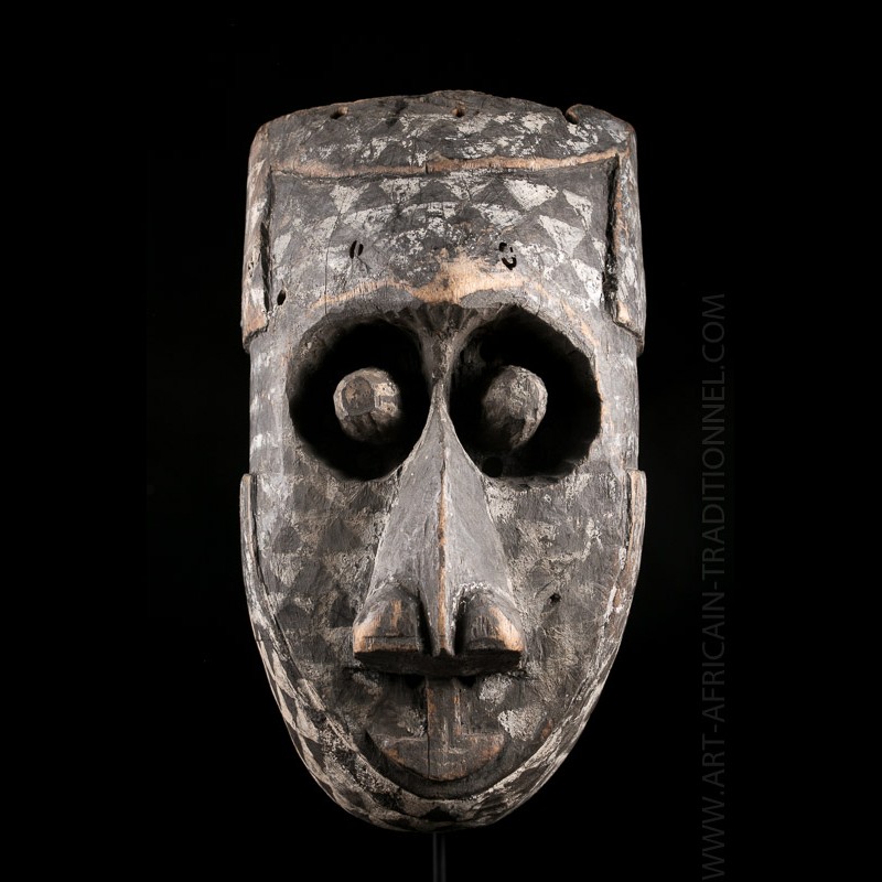 Pwoom Itok Kuba african mask - Authentic African Tribal Art Gallery