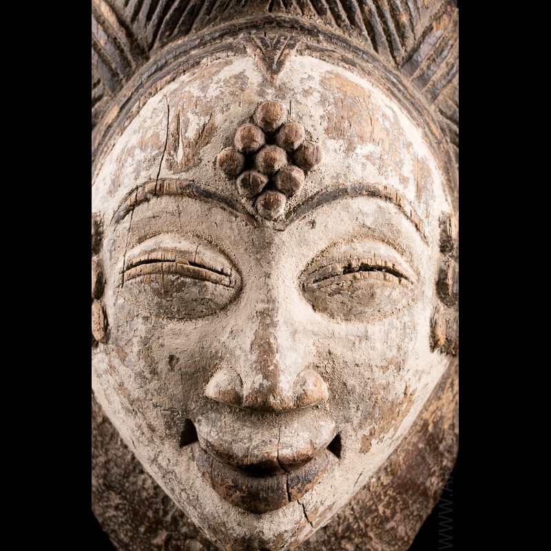 Punu Lumbo Okuyi african mask - Authentic African Tribal Art Gallery