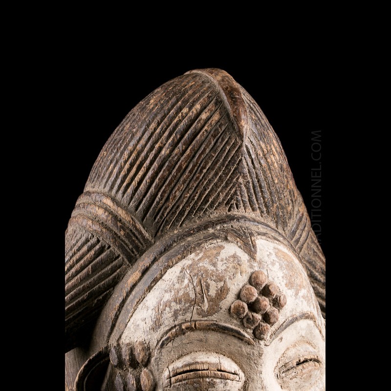 Punu Lumbo Okuyi african mask - Authentic African Tribal Art Gallery
