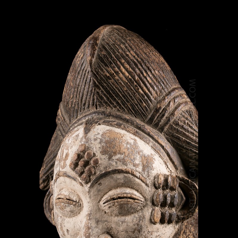 Punu Lumbo Okuyi african mask - Authentic African Tribal Art Gallery