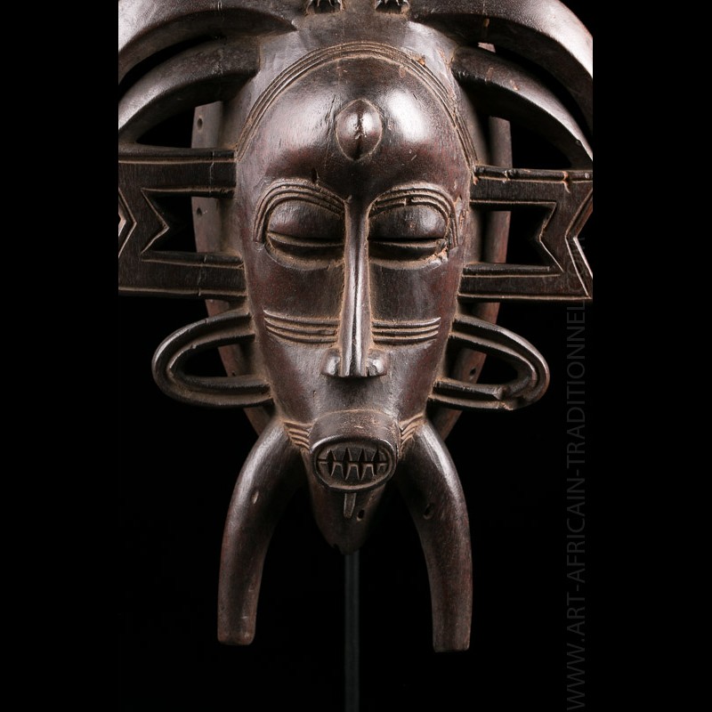 Masque africain Senoufo Kpeliye - Art Tribal Africain Authentique ...