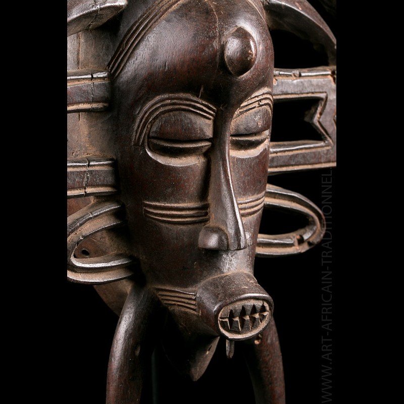 Masque africain Senoufo Kpeliye - Art Tribal Africain Authentique ...