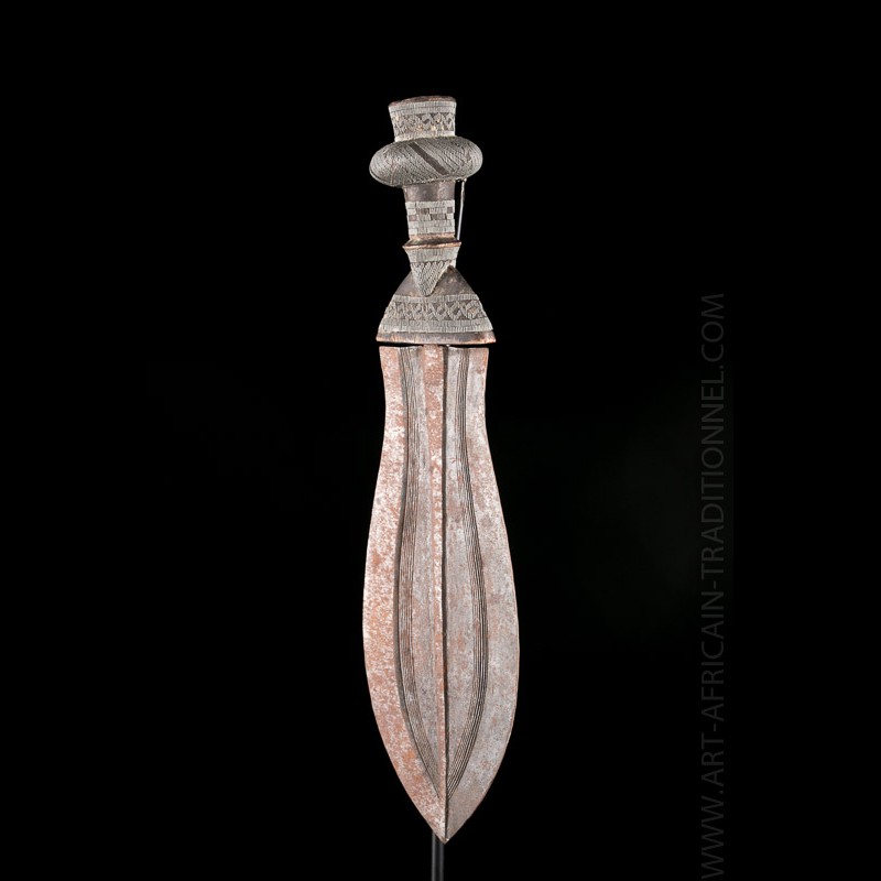 Kuba Ikul knife - Authentic African Tribal Art Gallery Auction