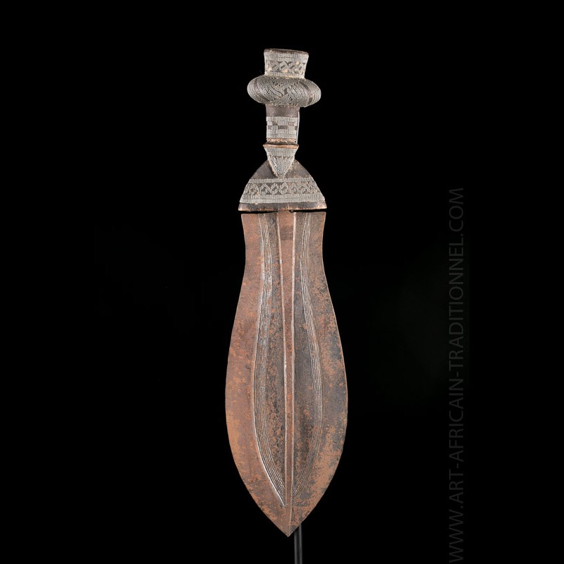 Kuba Ikul knife - Authentic African Tribal Art Gallery Auction