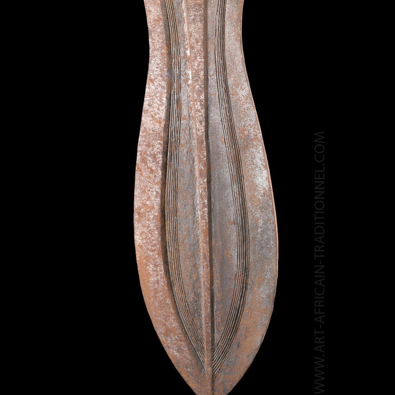 Kuba Ikul knife - Authentic African Tribal Art Gallery Auction