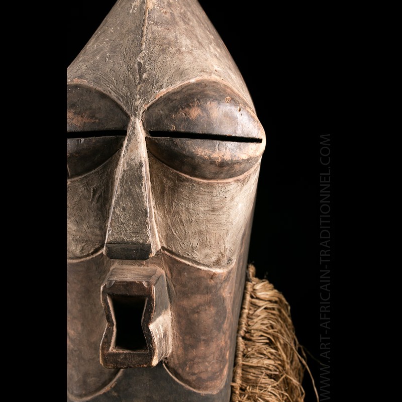 Kifwebe african mask Luba Songye Kalebwe - Authentic African Art Gallery