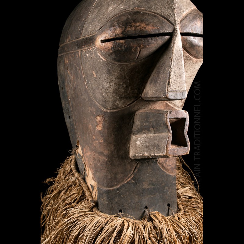 Kifwebe african mask Luba Songye Kalebwe - Authentic African Art Gallery